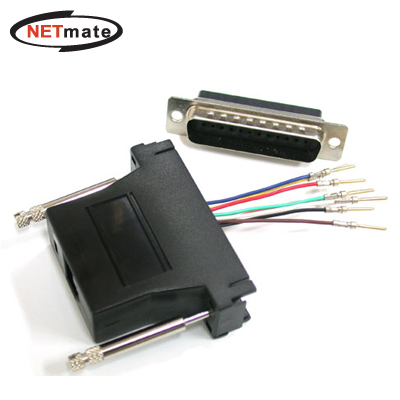 KWshop - DB25F / RJ-45 변환 조합커넥터