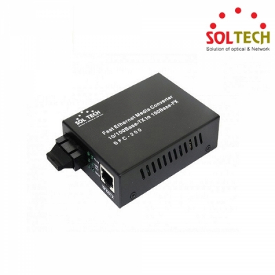 KWshop - SOLTECH SFC200-SCSW/A 광컨버터 (100Mbps/SC/싱글/A타입)